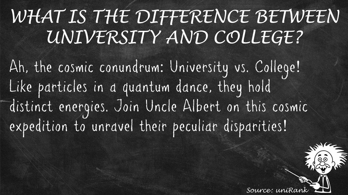 What is the difference between University and College?