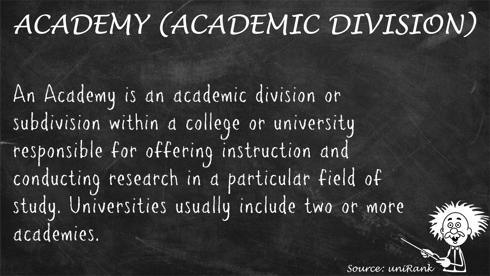 Academy (academic division) | Glossary Definition