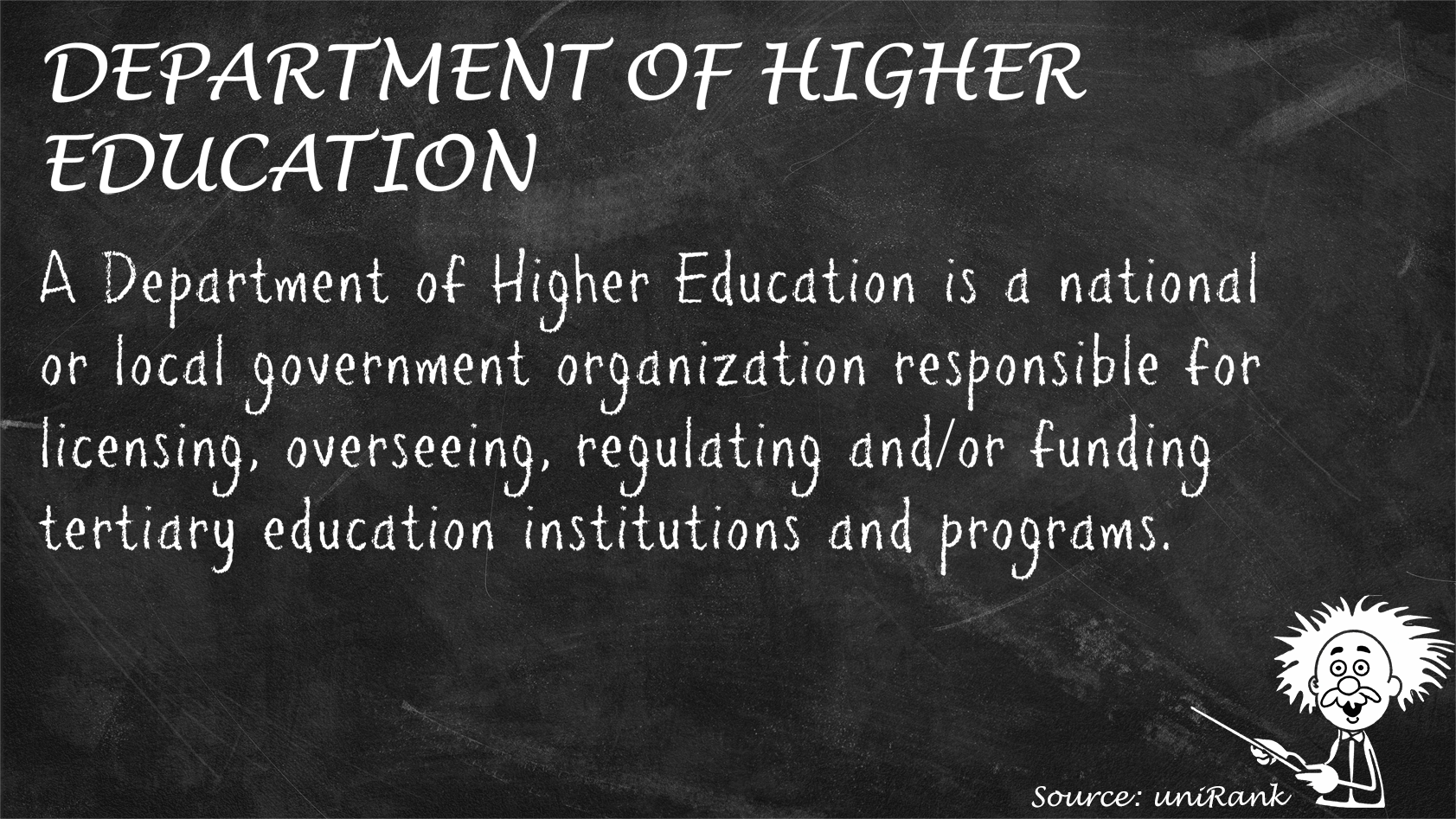Department of Higher Education | Glossary Definition