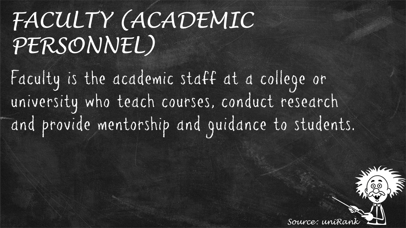Faculty (academic personnel) | Glossary Definition