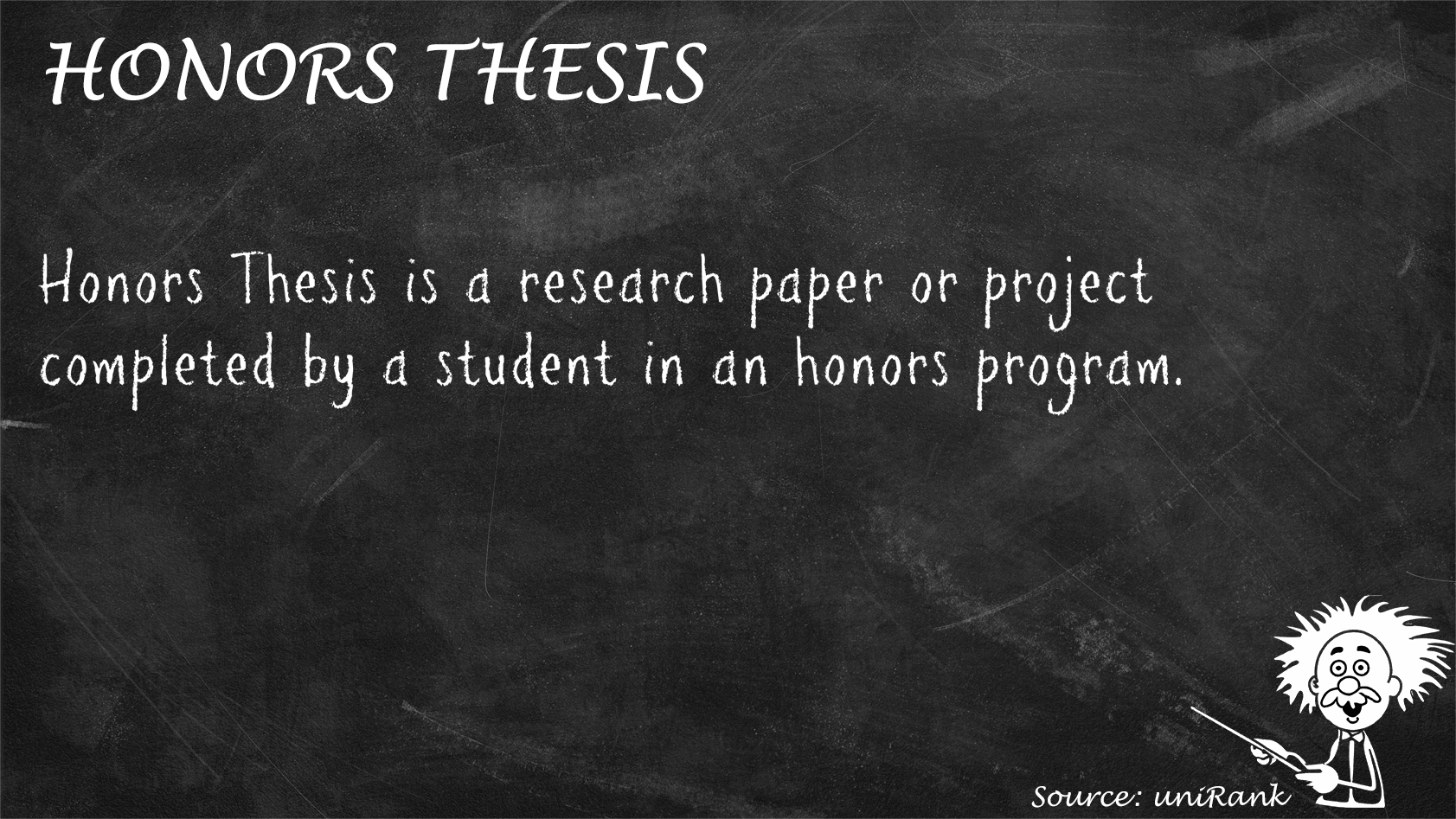 Honors Thesis | Glossary Definition