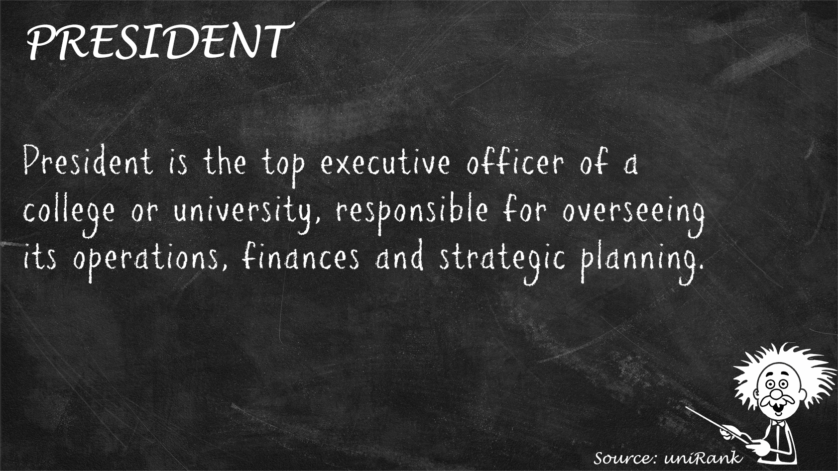 President | Glossary Definition by uniRank.org