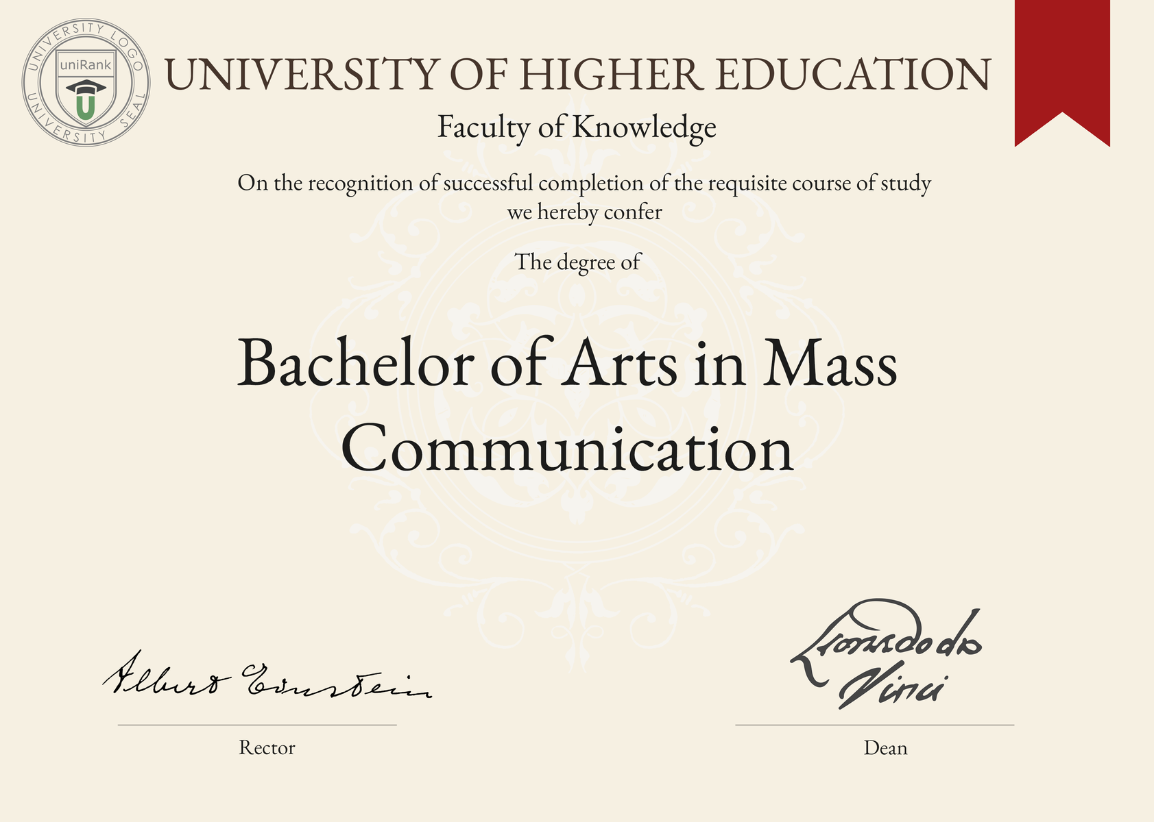Bachelor of Arts in Mass Communication BA in Mass Communication