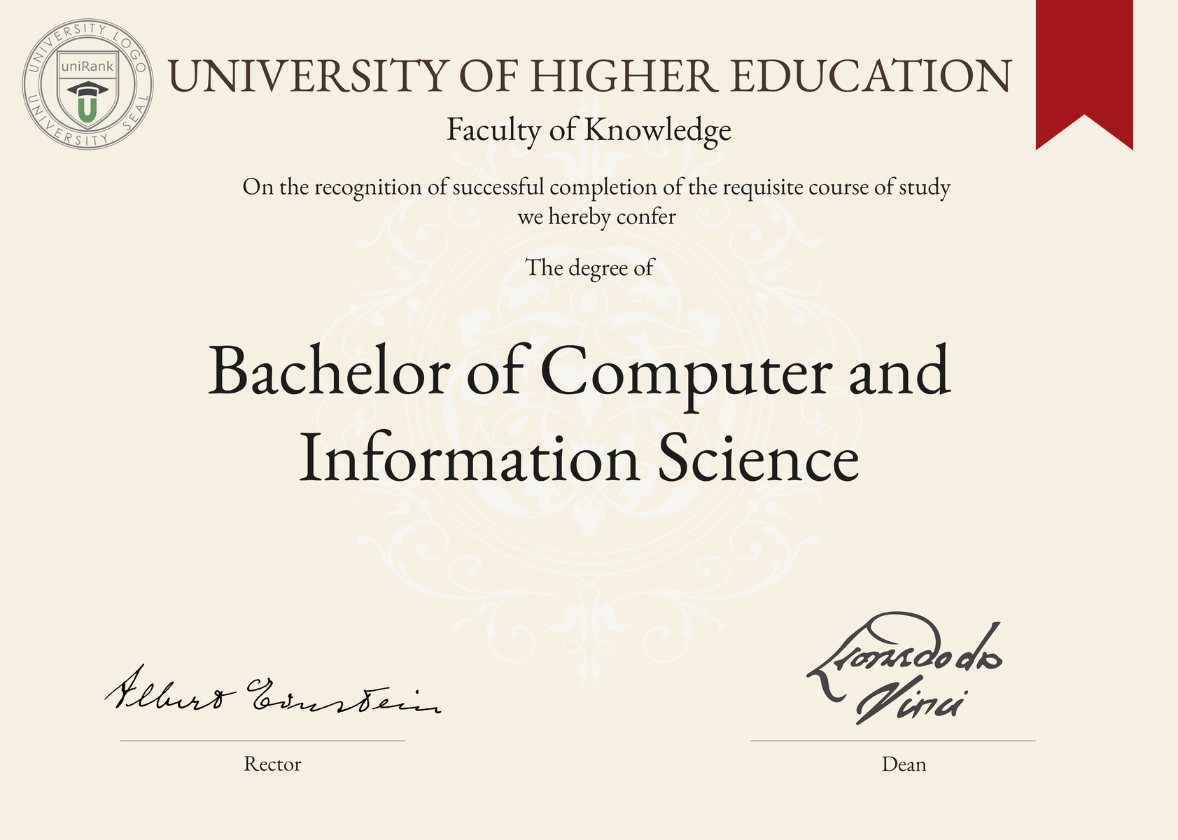 Bachelor of Computer and Information Science BCIS