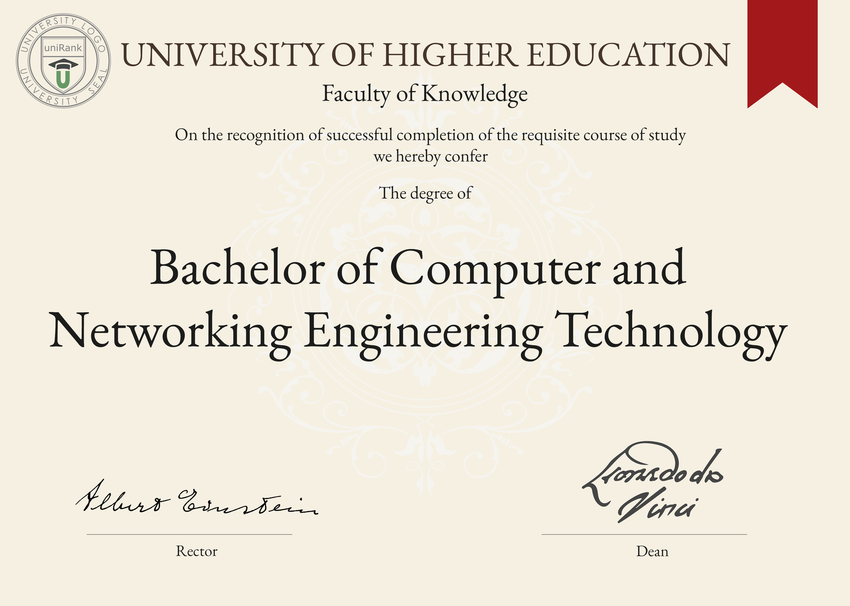 Bachelor of Computer and Networking Engineering Technology BCNET