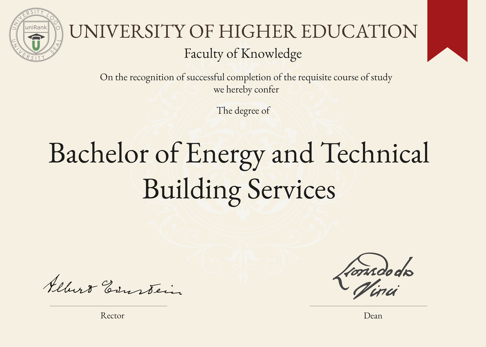 Bachelor of Energy and Technical Building Services B.E.T.B.S.