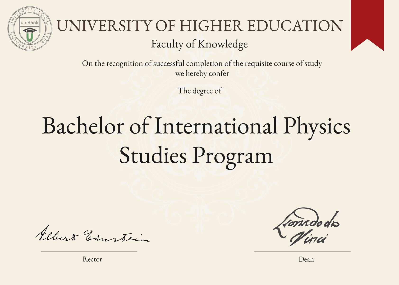Bachelor of International Physics Studies Program BIPS