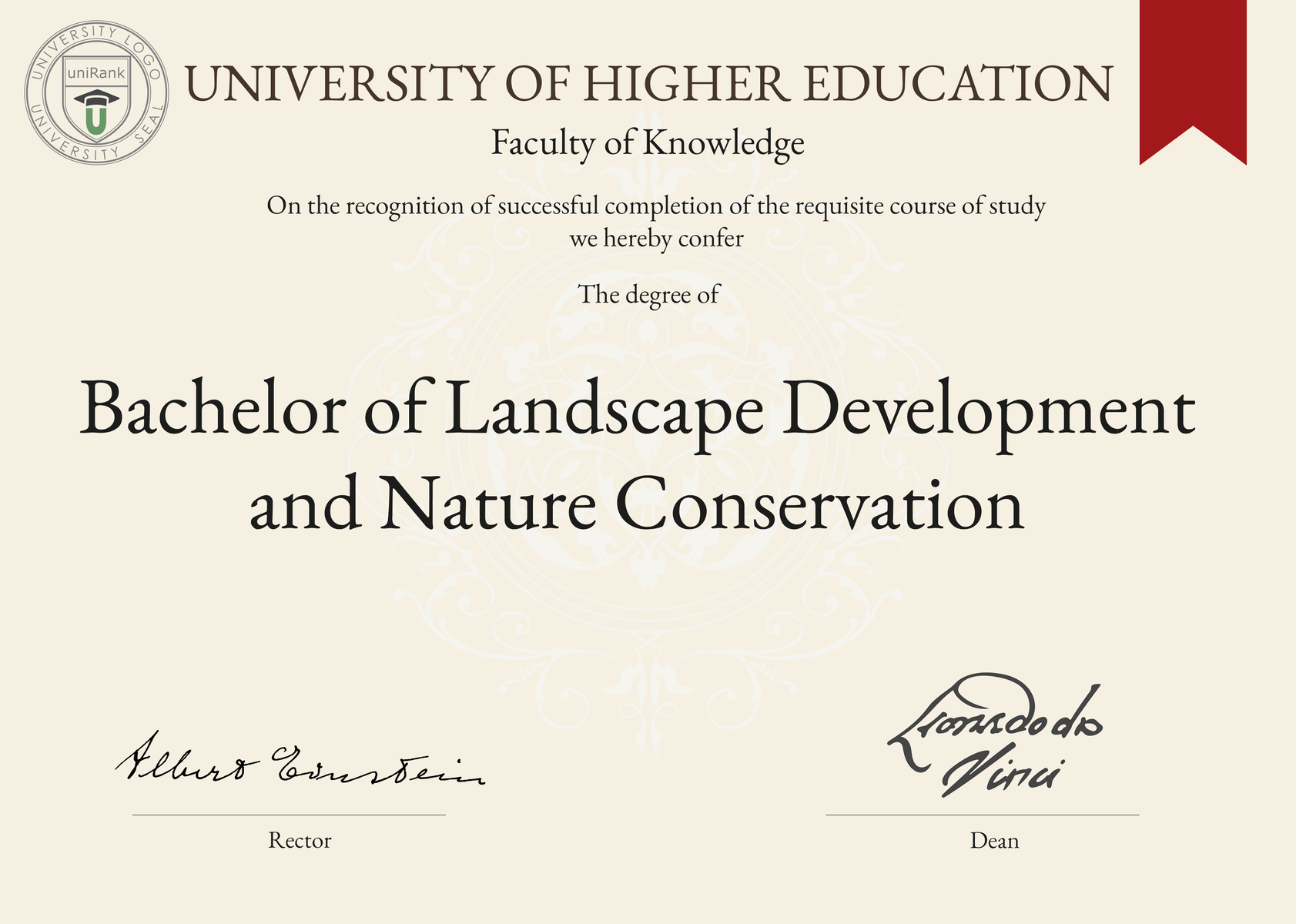 Bachelor of Landscape Development and Nature Conservation BLDNC ...