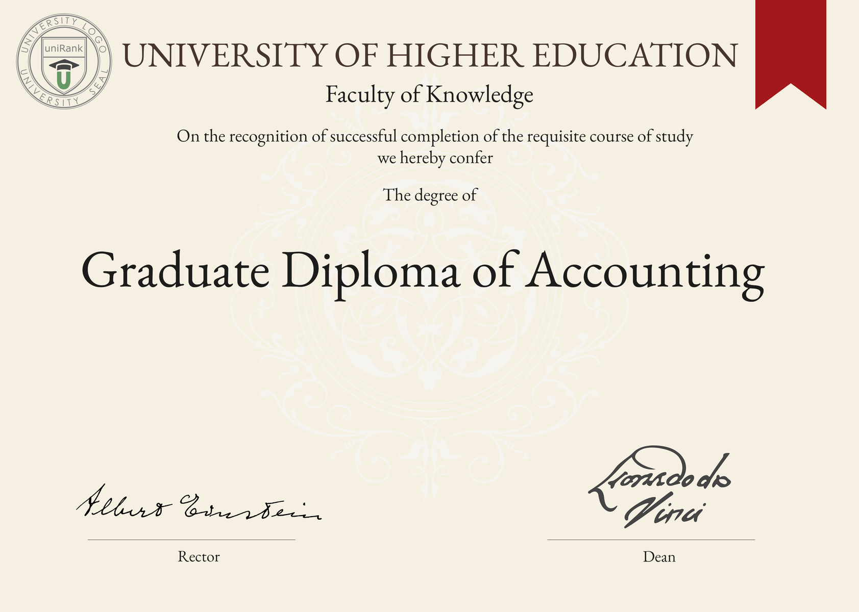 Graduate Diploma of Accounting GDA | uniRank.org