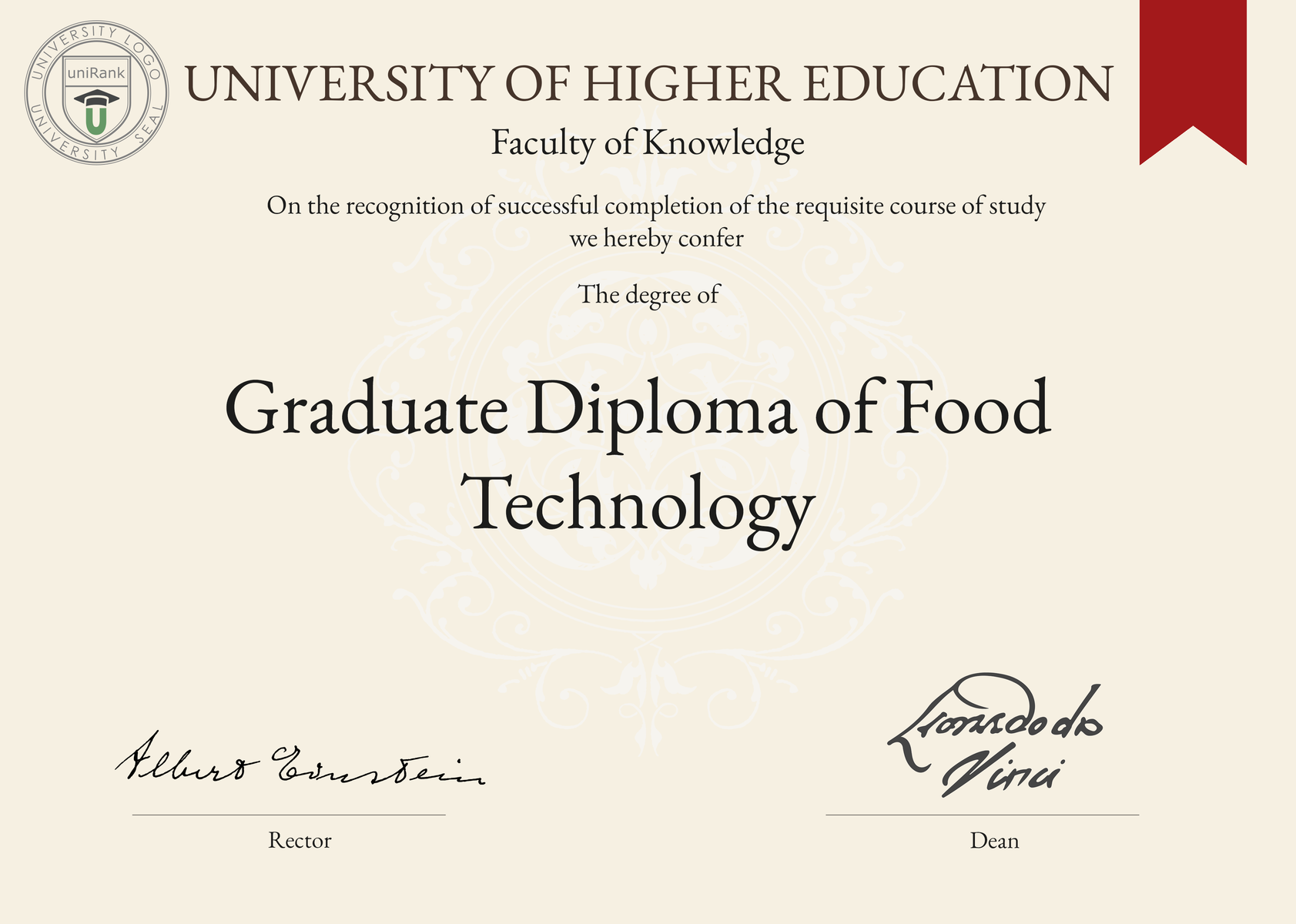 Graduate Diploma of Food Technology Grad. Dip. Food Tech. | uniRank.org