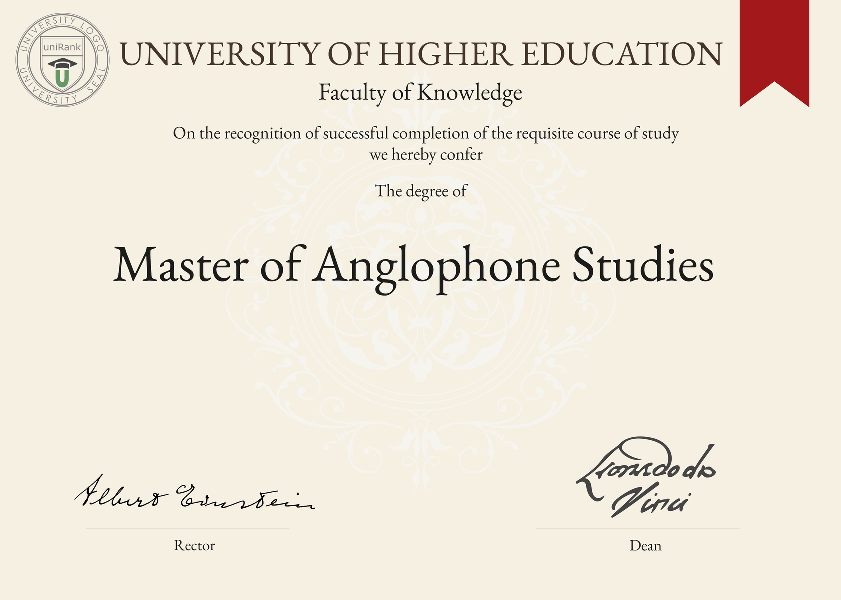 Master of Anglophone Studies MAS | uniRank.org