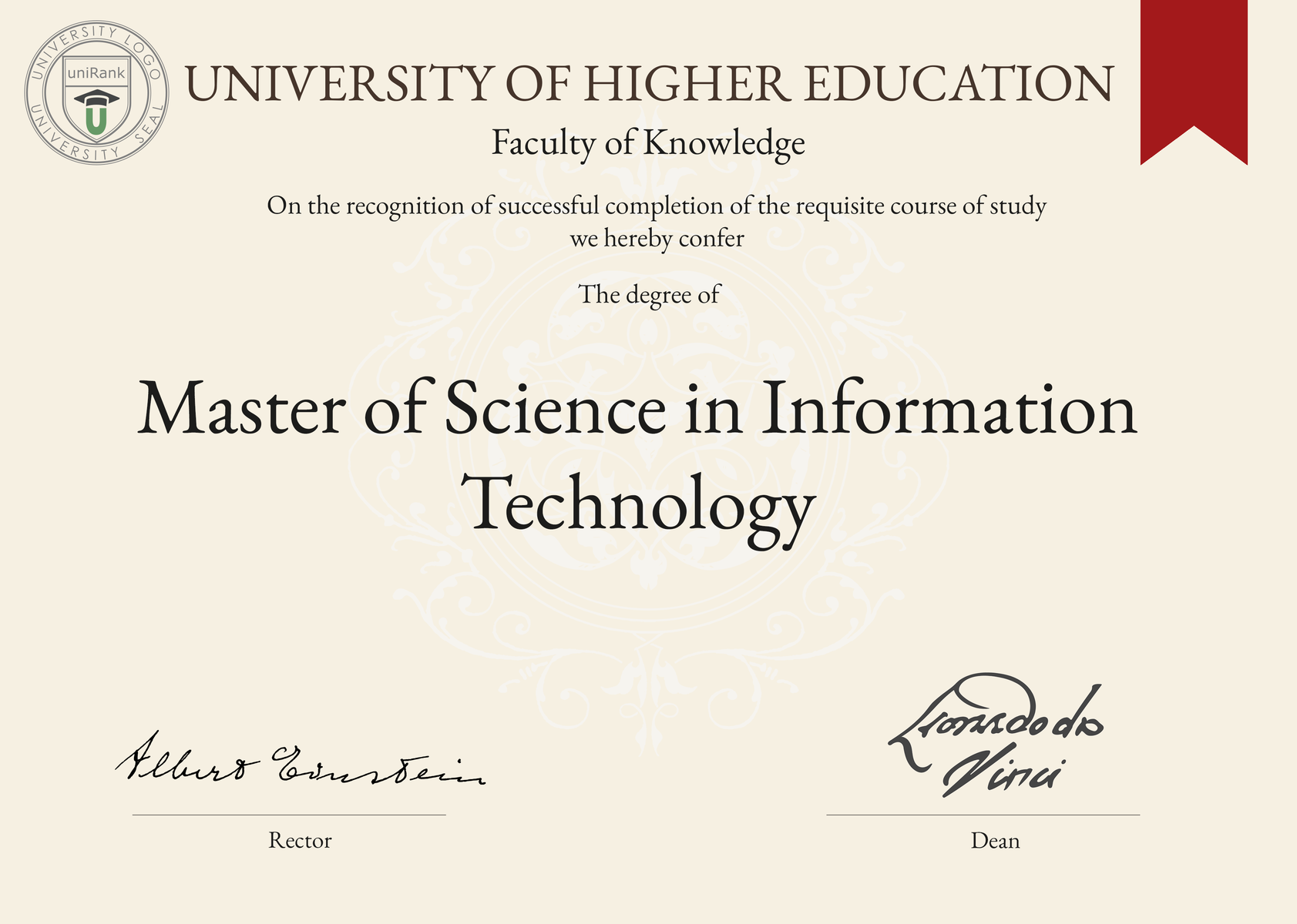 Master of Science in Information Technology M.S. in IT | uniRank.org